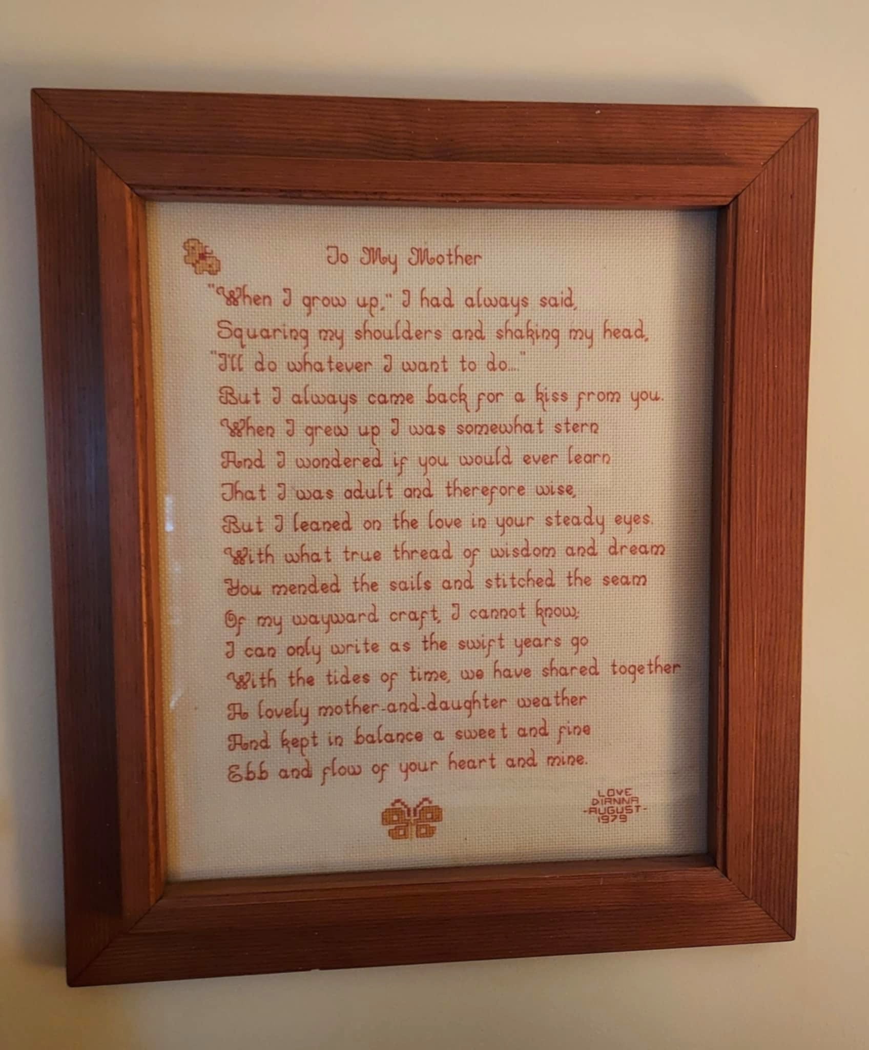 To My Mother | these days of mine